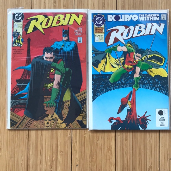DC Comics | Other | Robin Lot Of 2 Comic Books | Poshmark